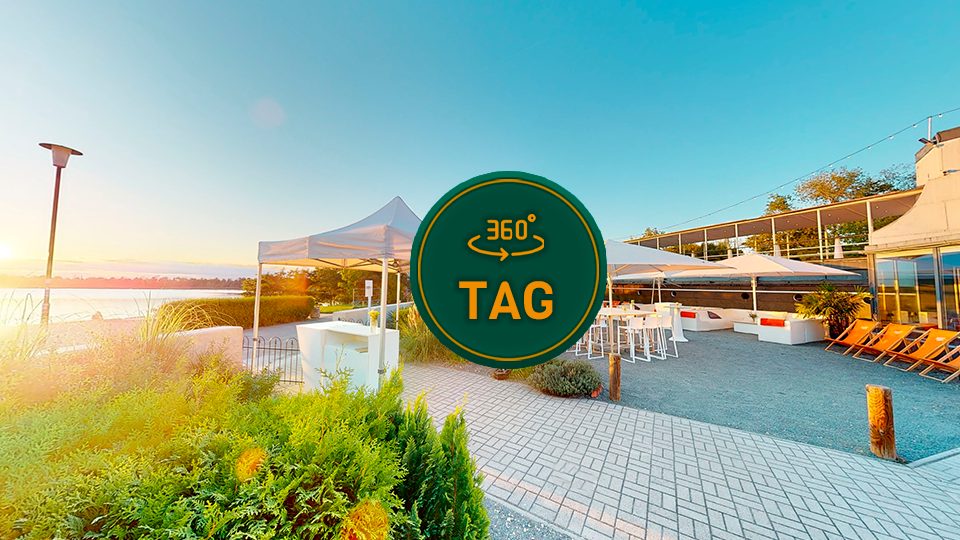 360° Rundgang am Tag | amSee Eventlocation in Leipzig